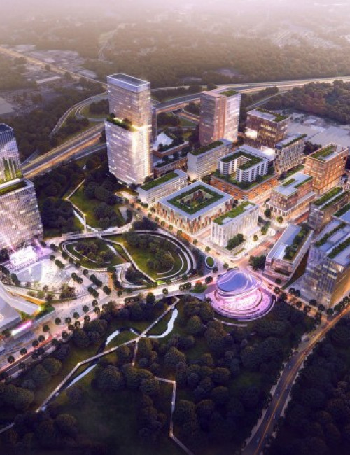 Downtown South Raleigh Masterplan Complex - The Skyscraper Center