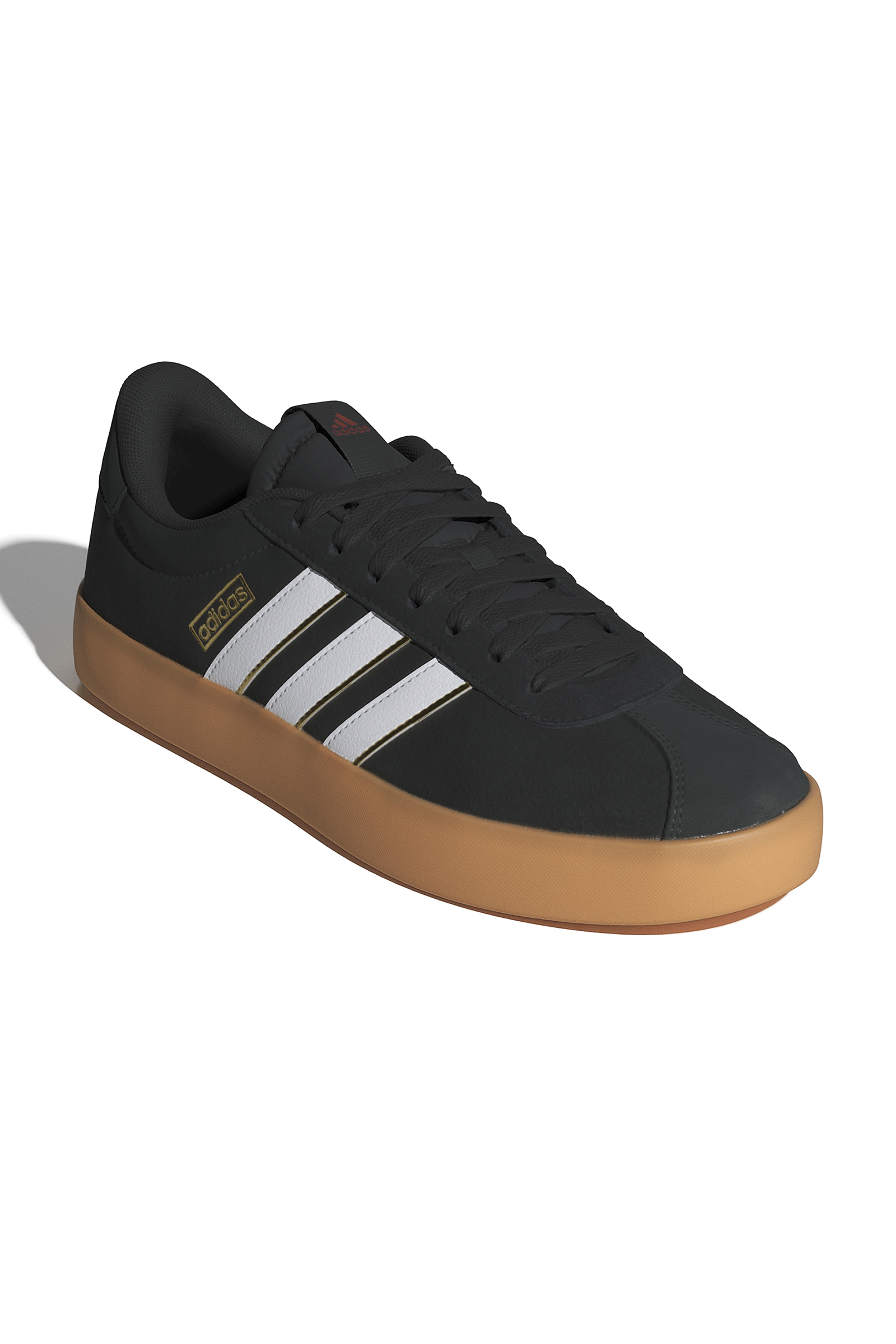 Adidas VL Court 3.0 Shoes Black Gum Men - ADIDAS CORE - Sports Store