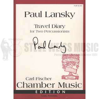 Lansky-Travel Diary (SCORE ONLY)-B/V/Cro./P | Steve Weiss Music