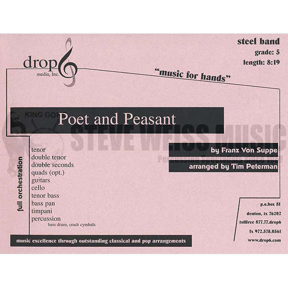 Poet and Peasant by Franz Von Suppe arr. Tim Peterman | Steve Weiss Music