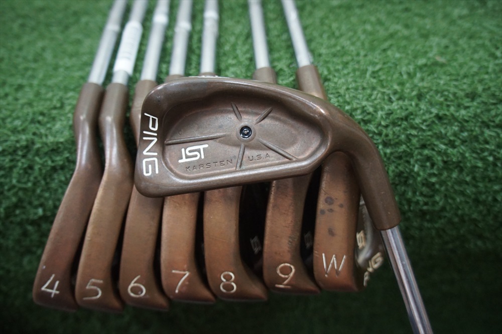 Ping IST Copper 4-PW Black Dot Irons Iron Set Steel Stiff Very Vg* | eBay