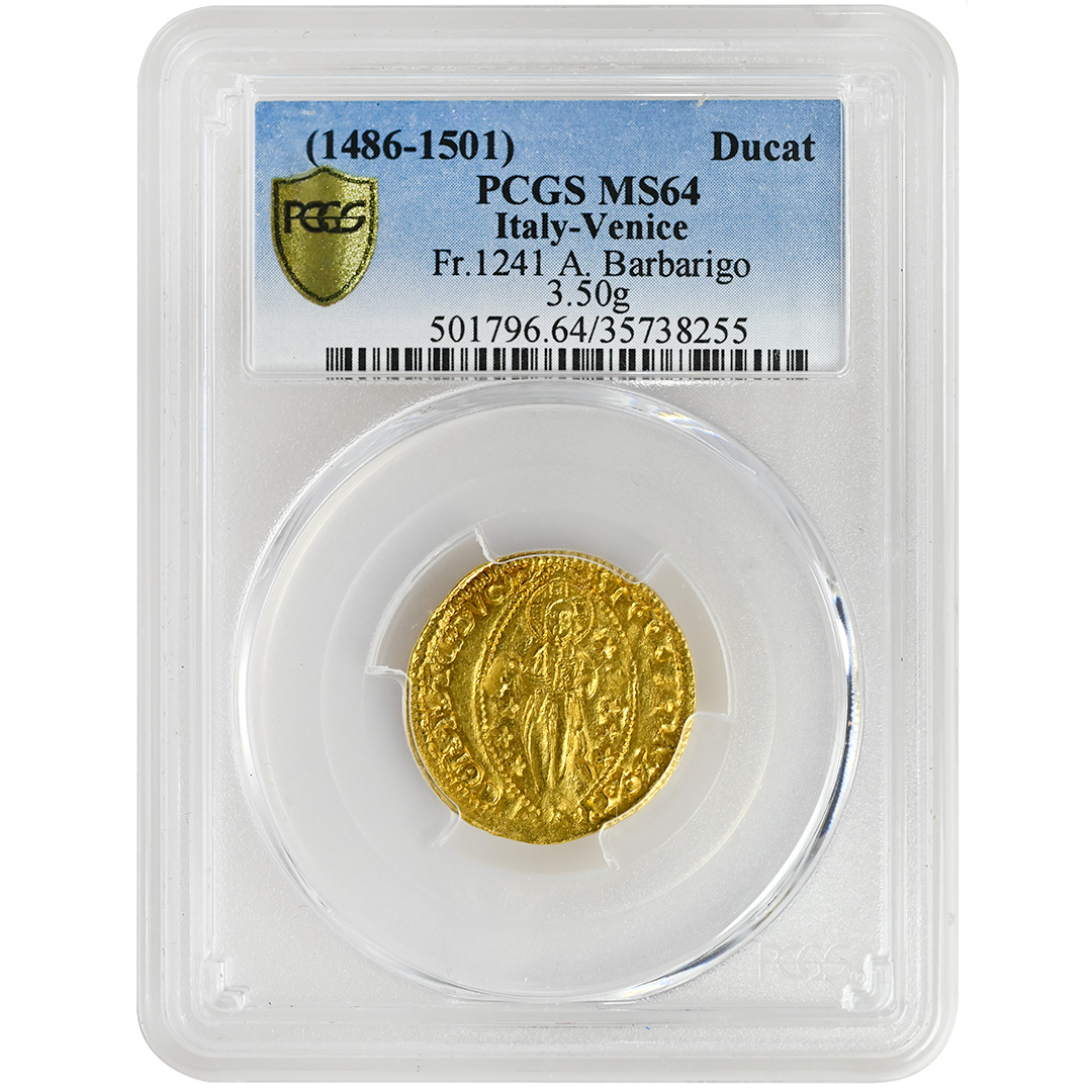 Collectors Corner - (1486-1501) Ducat Fr.1241 Italy-Venice MS64 PCGS ...