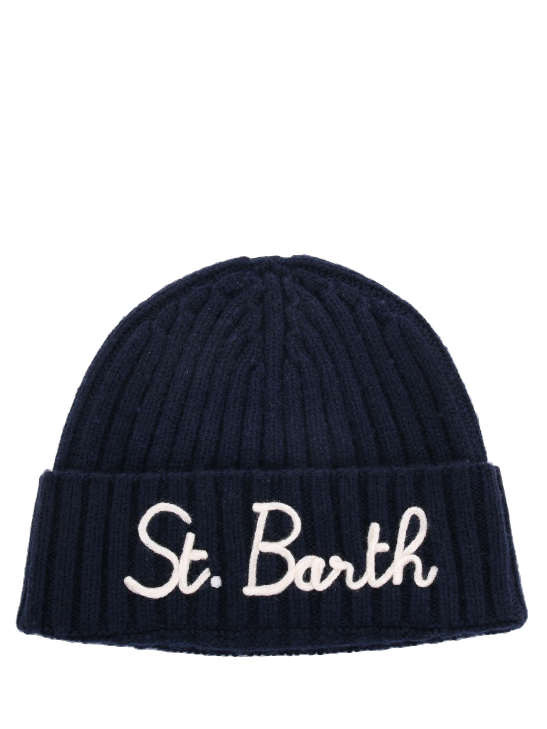 MC2 Saint Barth Wool and Cashmere Blend Ribbed Hat - MC2 SAINT BARTH ...