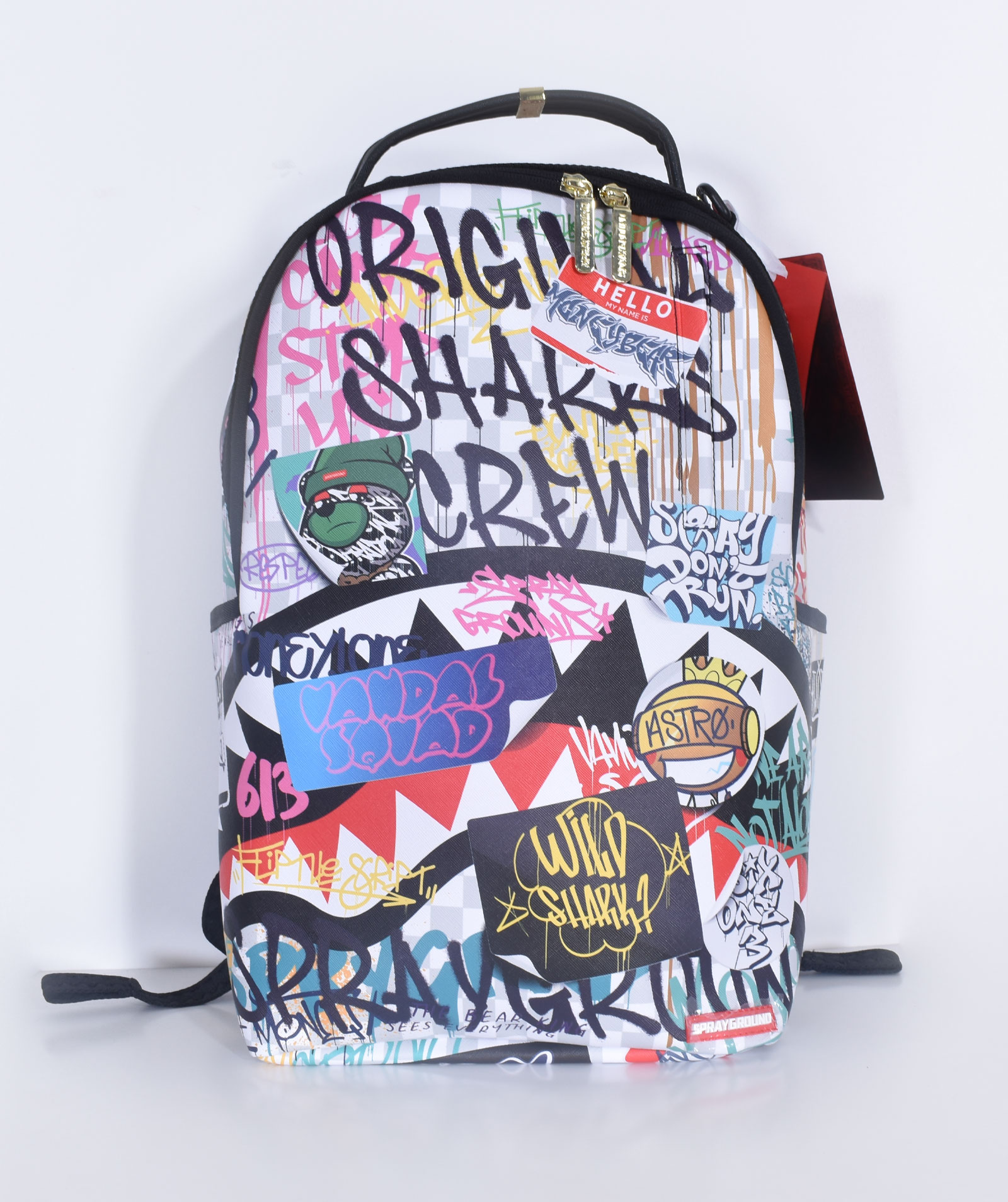 Sprayground Sharks In Paris Graffiti Multicolor Backpack - SPRAYGROUND ...