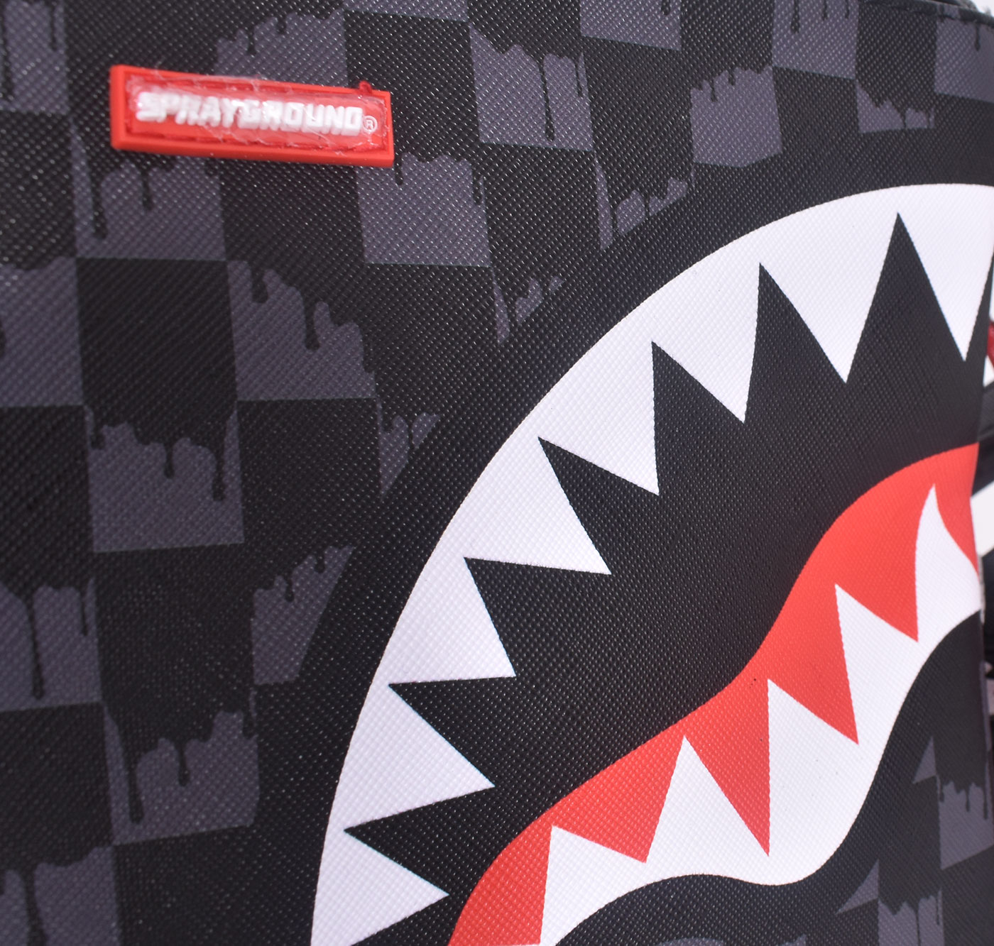 Pochette Sprayground drip check shark - SPRAYGROUND - Vectory Uomo
