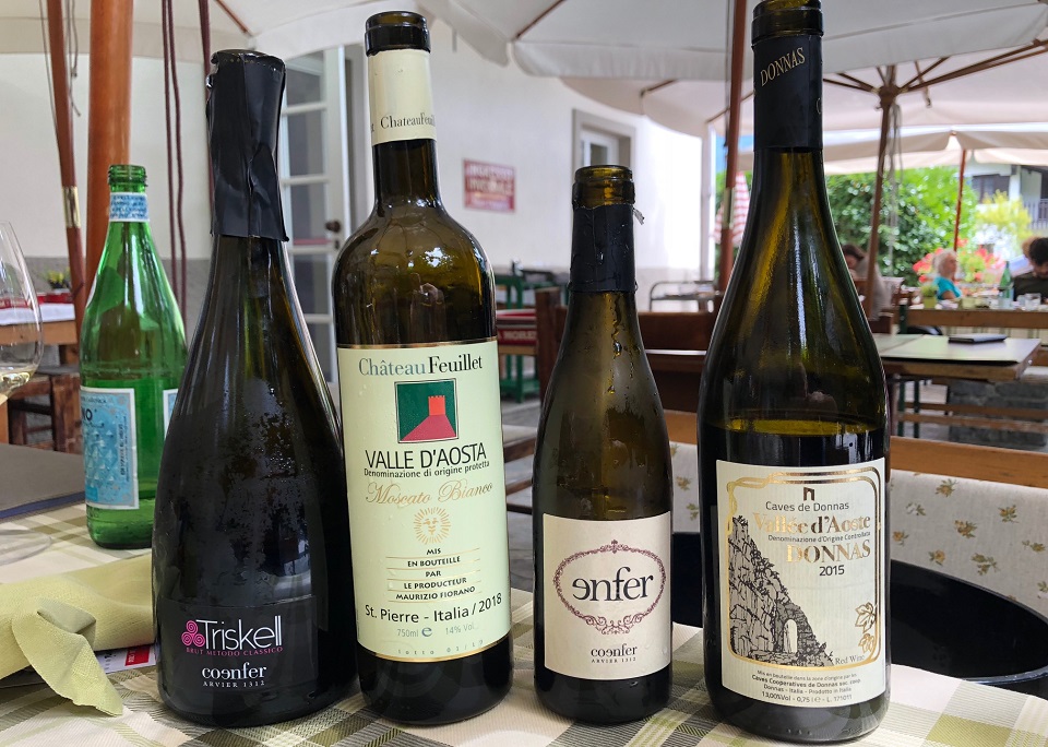 Vinous Table: Trattoria di Campagna, Valle d’Aosta, Italy (Aug 2019 ...