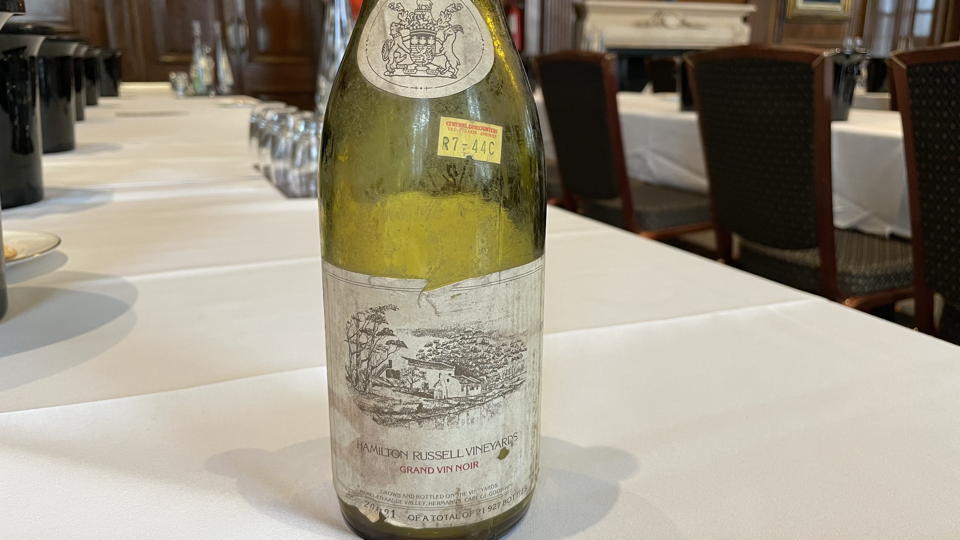 Cellar Favorite: Hamilton Russell Vineyards Pinot Noir 1981-2021 (Mar ...