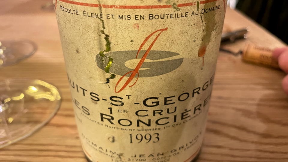 Cellar Favorite: 1993 Domaine Jean Grivot Nuits Saint-Georges Les ...