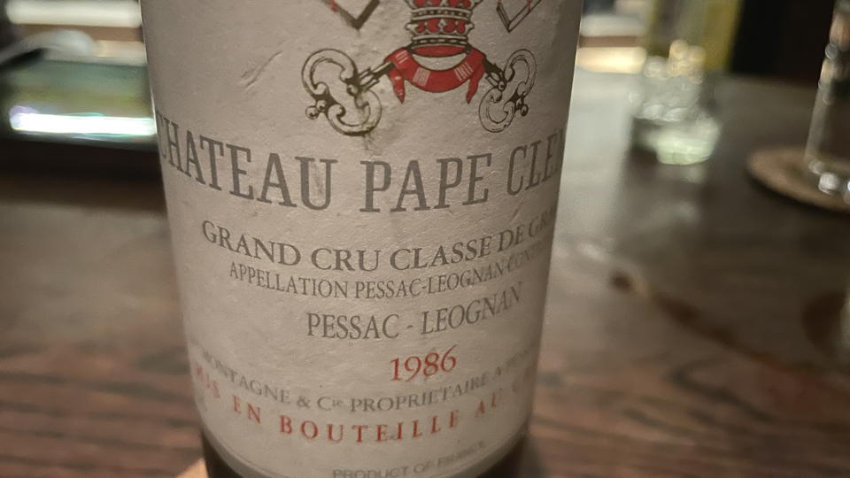 Cellar Favorite: 1986 Pape Clément (Feb 2023) | Vinous - Explore All ...