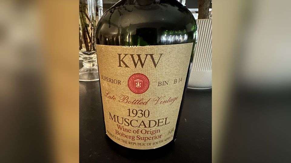 Cellar Favorite: 1930 KWV Muscadel Bin 14 Late Bottled Vintage (May ...
