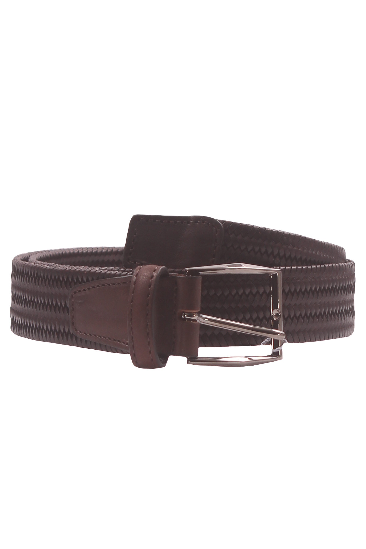 elasticated woven leather belt - SADDLER'S - Virno