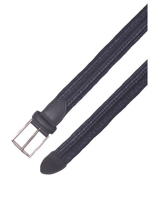 woven belt in elasticated leather - SADDLER'S - Virno