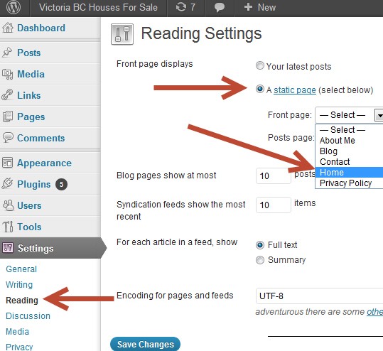 WordPress Website Setup - First Steps