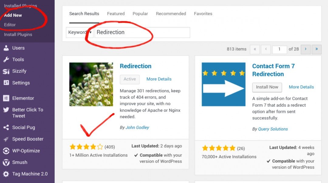 Use A Wordpress 301 Redirect Plugin To Improve Seo