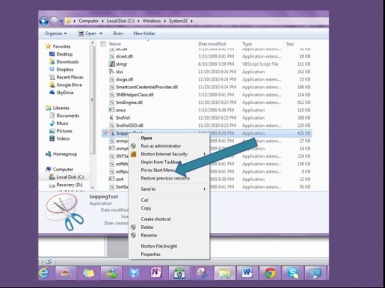 How to Use the Windows 7 Snipping Tool