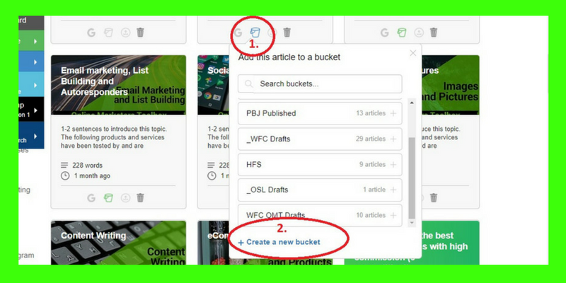 How to use SiteContent buckets to plan and prioritize your writing schedule