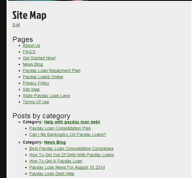 How to create a user friendly Site map