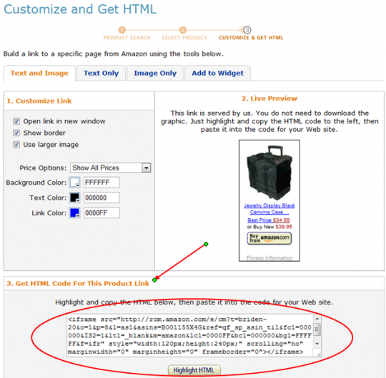 How To Wrap Text Around Your Affiliate Unit Using HTML
