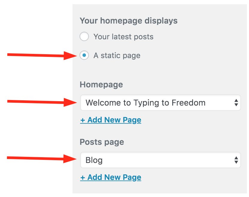 How to Create a Static Wordpress Homepage