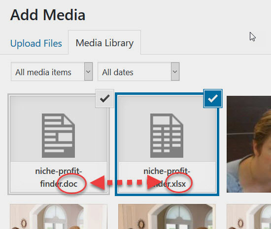 How to use file type icons for your downloadable attachment files