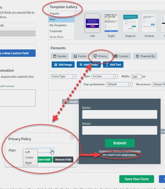 How to add an AWeber email signup form to your Wordpress website