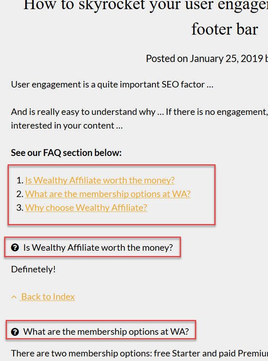How to create a user friendly FAQ section on your Wordpress site
