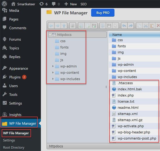What to do when FTP is not an option? Install your own file manager within Wordpress!