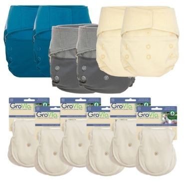 Grovia Hybrid Diapers Review | Rocking the Cloth