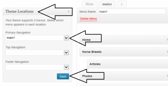 How to organize your menu navigation