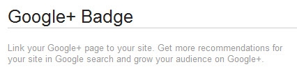 How to add Google+ Badge to your Wordpress Posts or Pages