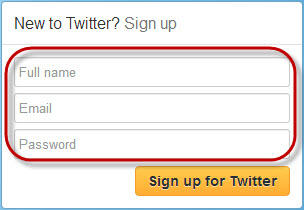 How To Create An Account For Twitter
