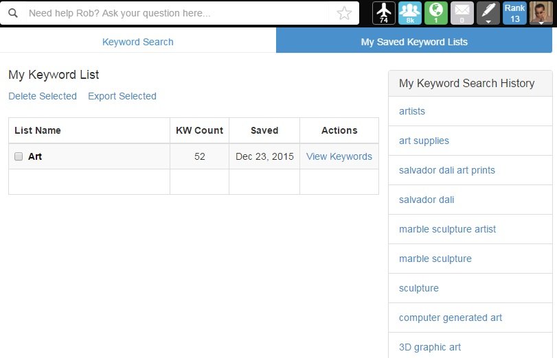 How to Use the WA Keyword Tool Part 2