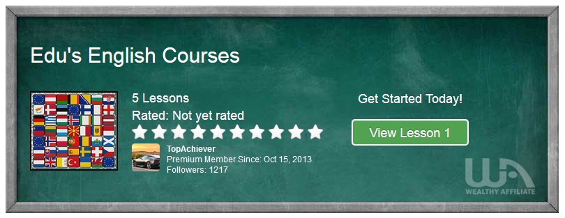 NEW! English Courses with Edu! . what does that have to do with me?