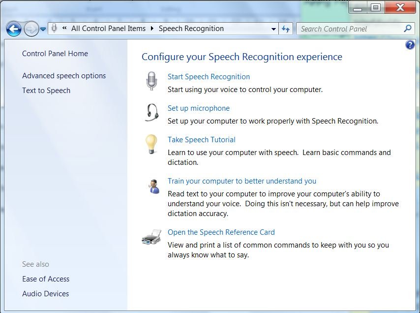 How To Use Windows Speech Recognition