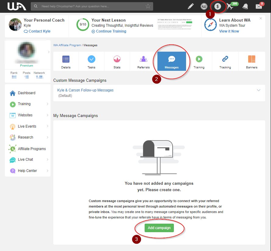 How To Create Automated Messages For Your WA Referrals