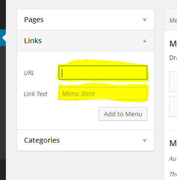 Creating Custom Menus For Widgets