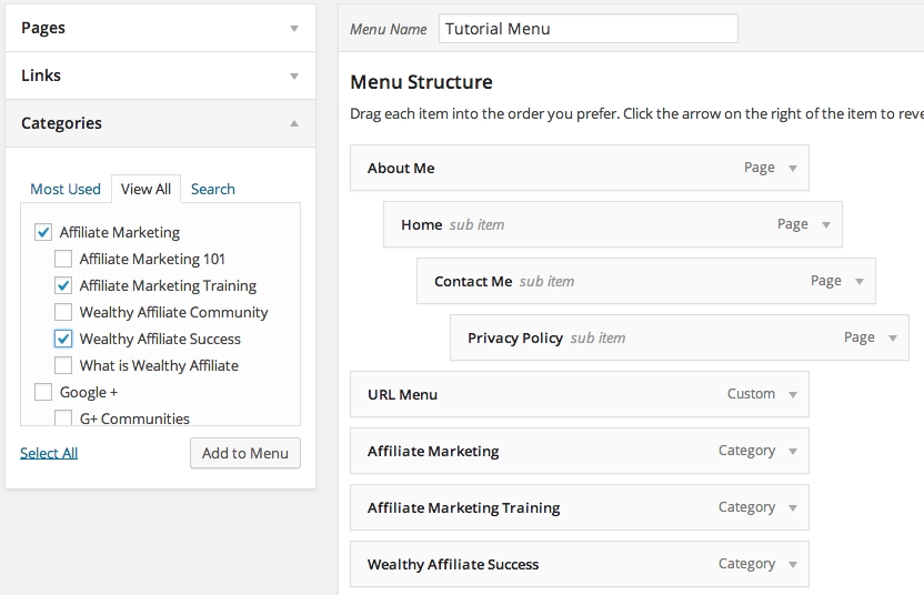 Creating Your Own Custom Drop Down Menus