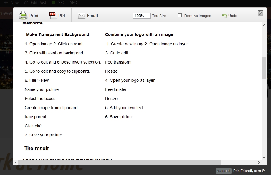 PDF Print button widget script for website and 100 other fun FREE widgets