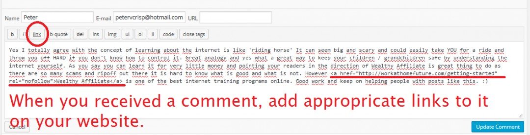 How to use the new comment feature and how to write a good comment
