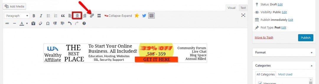 Insert A Different Banner On Top Of Every Post Or Page