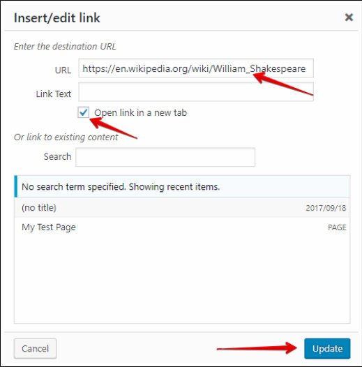 How to Create Outbound Links in WordPress
