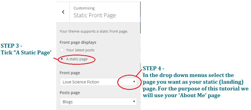 Static Landing Page - My step by step way pictorially