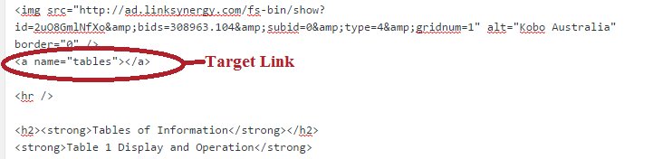 Internal Jump Link Creating Step by Step