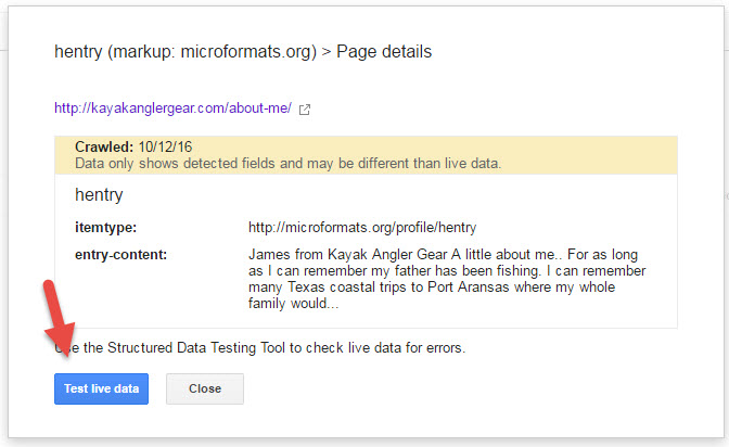 How to fix Google Search Console Structured Data hentry errors.