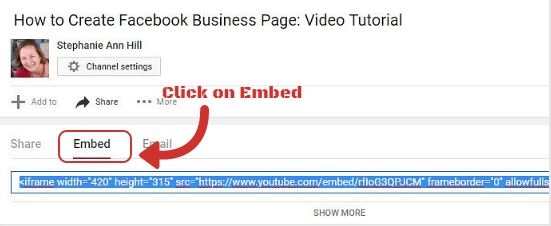 How to Select Options for Embedding YouTube Videos