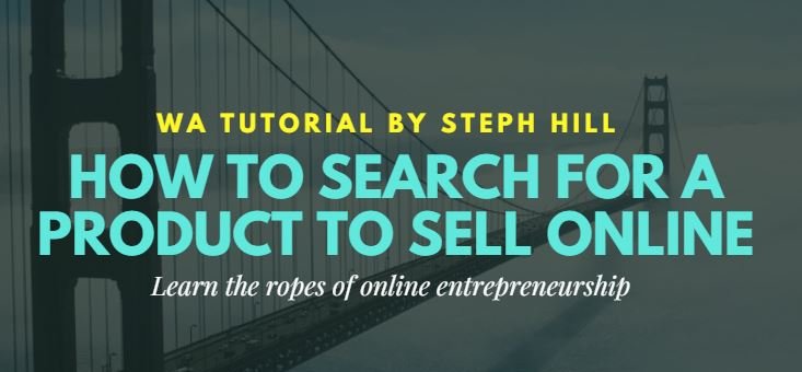 How to Search for a Product to Sell Online