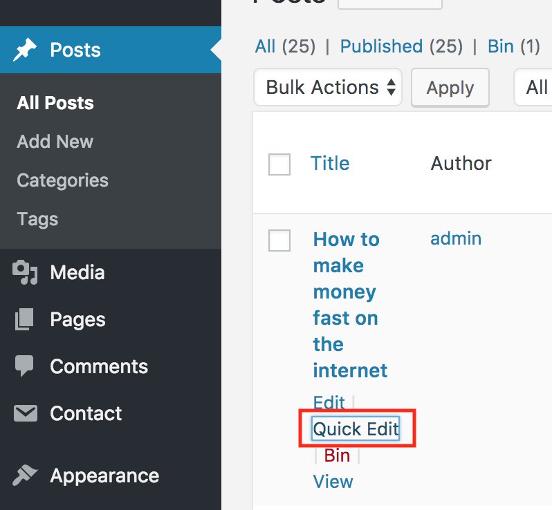How to Quickly Turn Comments On and Off on Wordpress Blog Posts and Pages