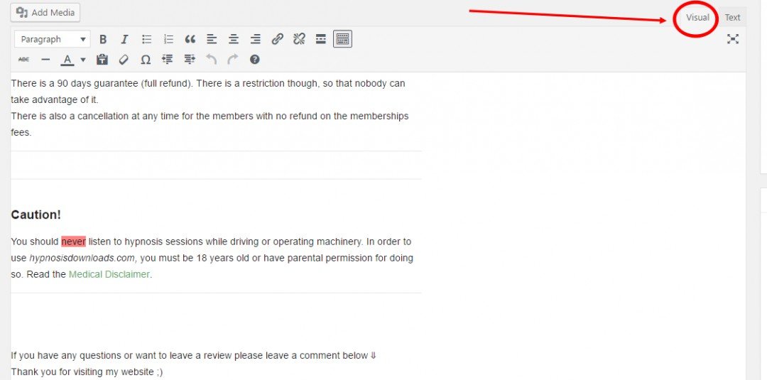 How to highlight a specific paragraph or piece of text-create a ...