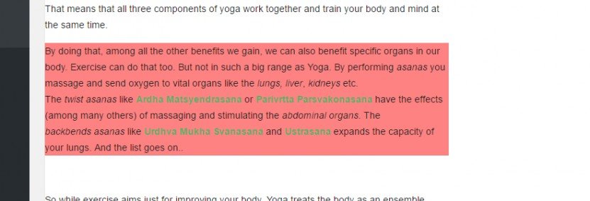 How to highlight a specific paragraph or piece of text-create a ...