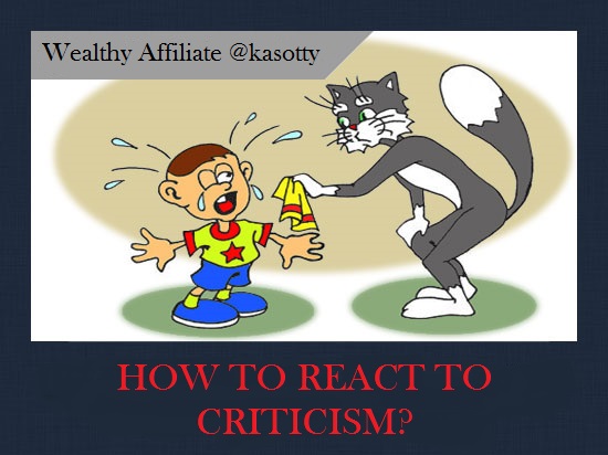 How to React to Criticism